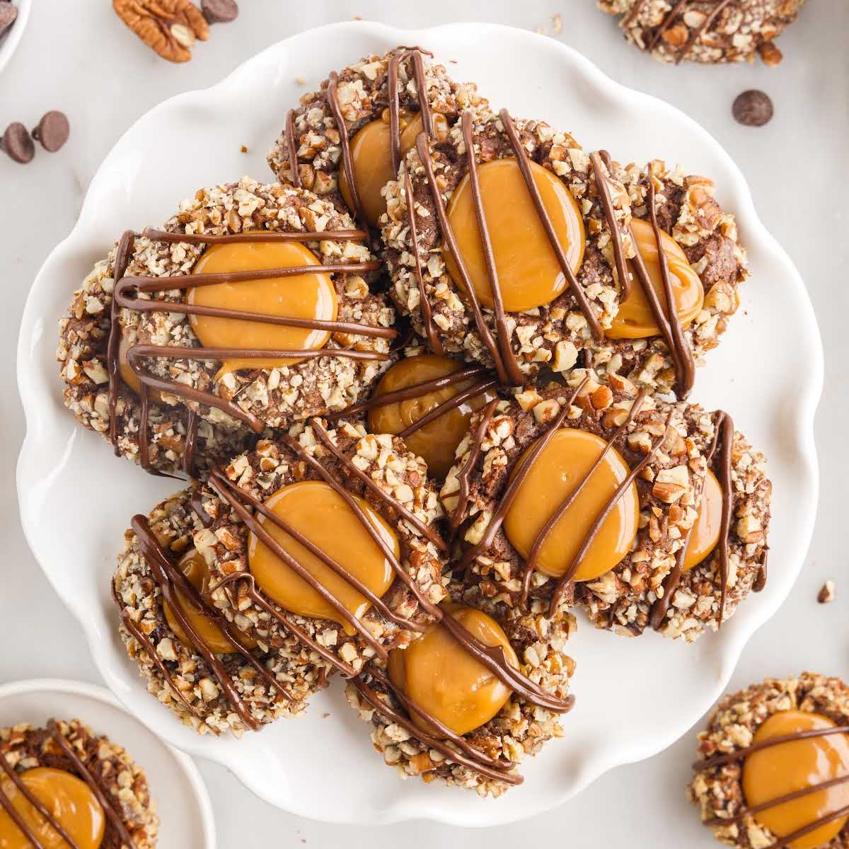 Turtle Cookies - The Best Blog Recipes