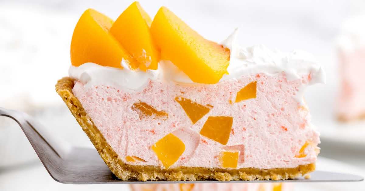 Peach Cool Whip Pie - The Best Blog Recipes