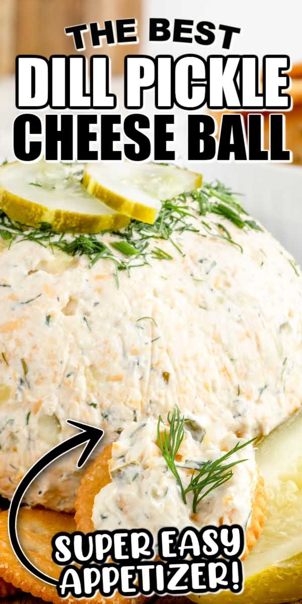 Dill Pickle Cheese Ball | Appetizer | The Best Blog Recipes