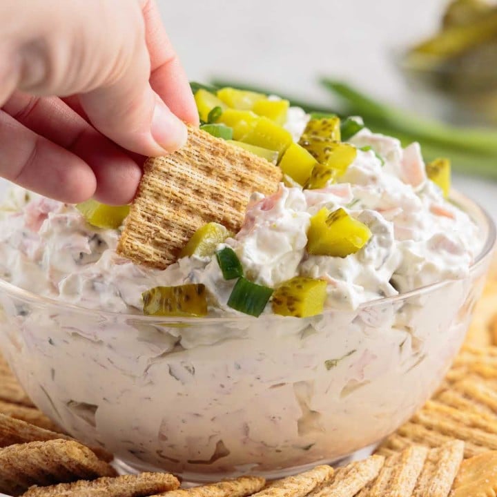 Dill Pickle Dip | Appetizer | The Best Blog Recipes
