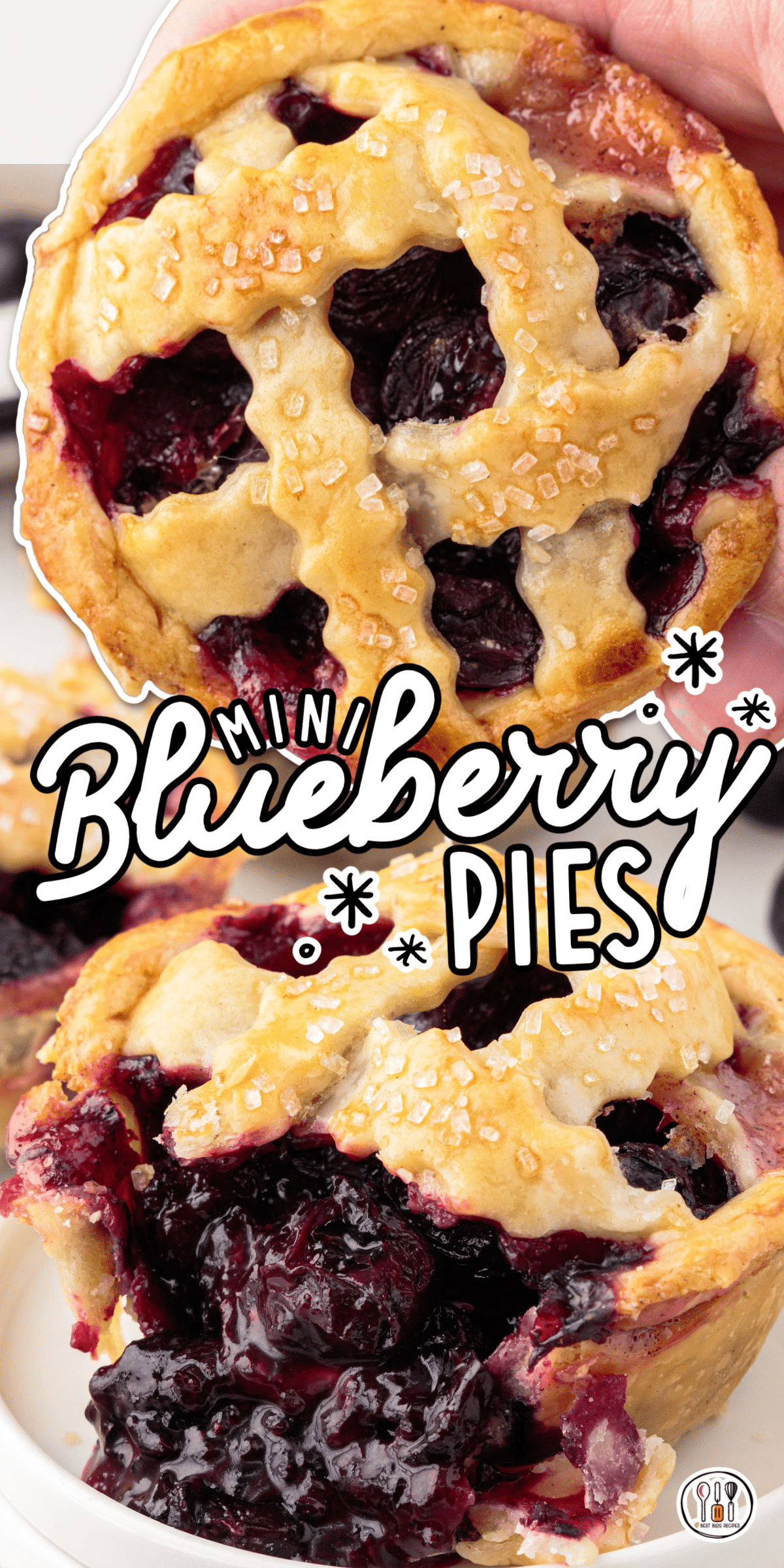 Mini Blueberry Pies | Dessert | The Best Blog Recipes