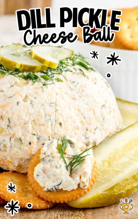 Dill Pickle Cheese Ball | Appetizer | The Best Blog Recipes