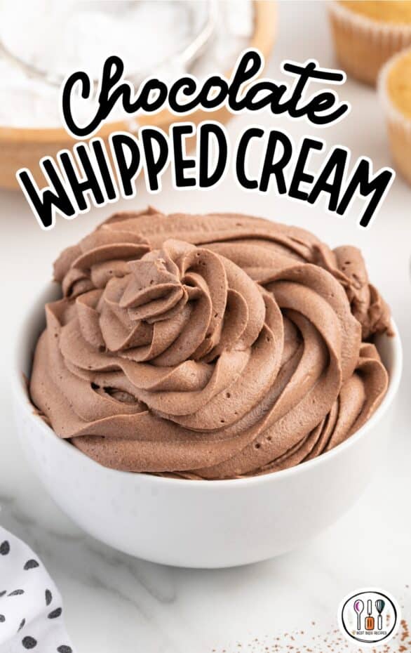 Chocolate Whipped Cream | Dessert | The Best Blog Recipes