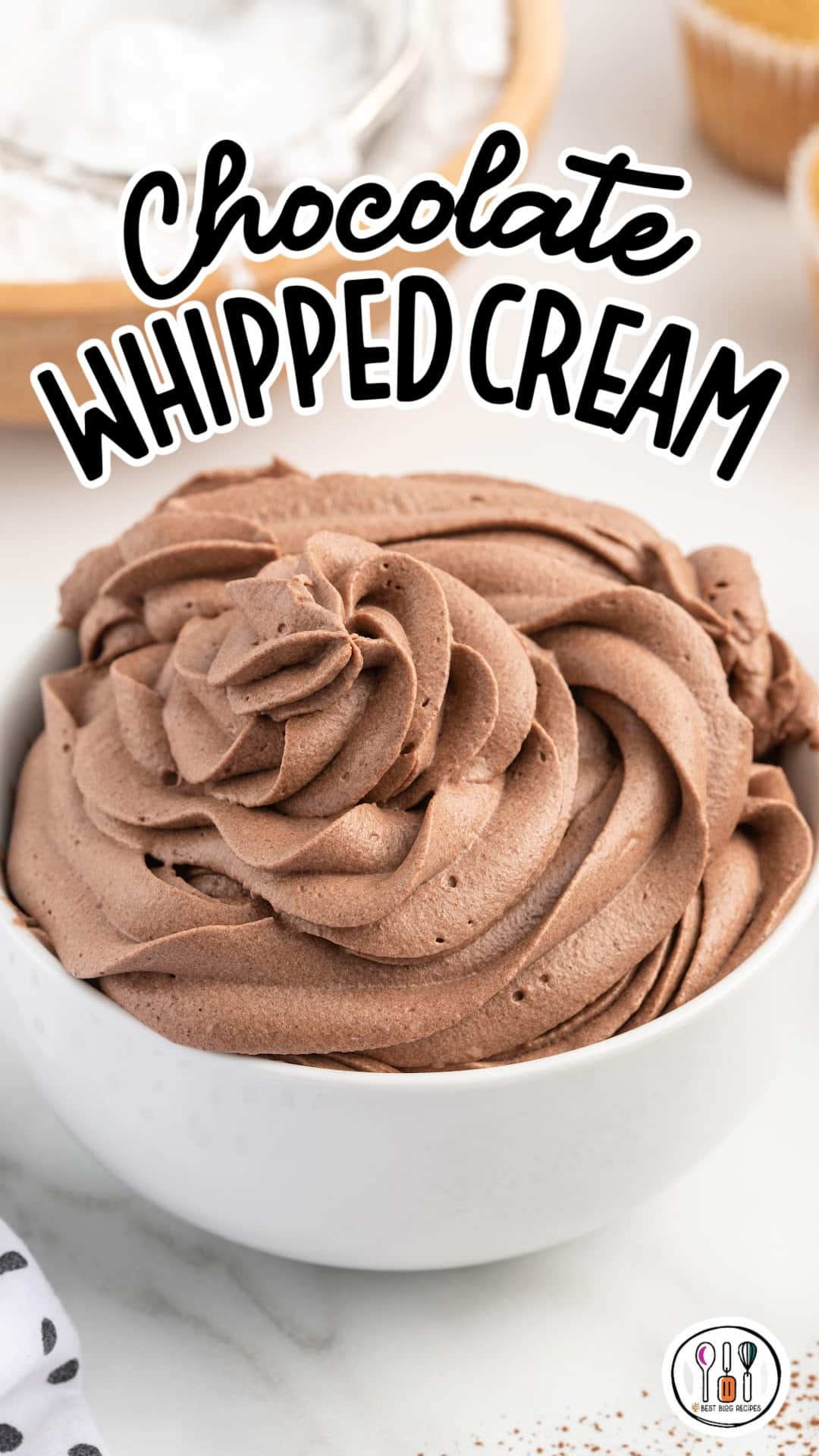 Chocolate Whipped Cream | Dessert | The Best Blog Recipes