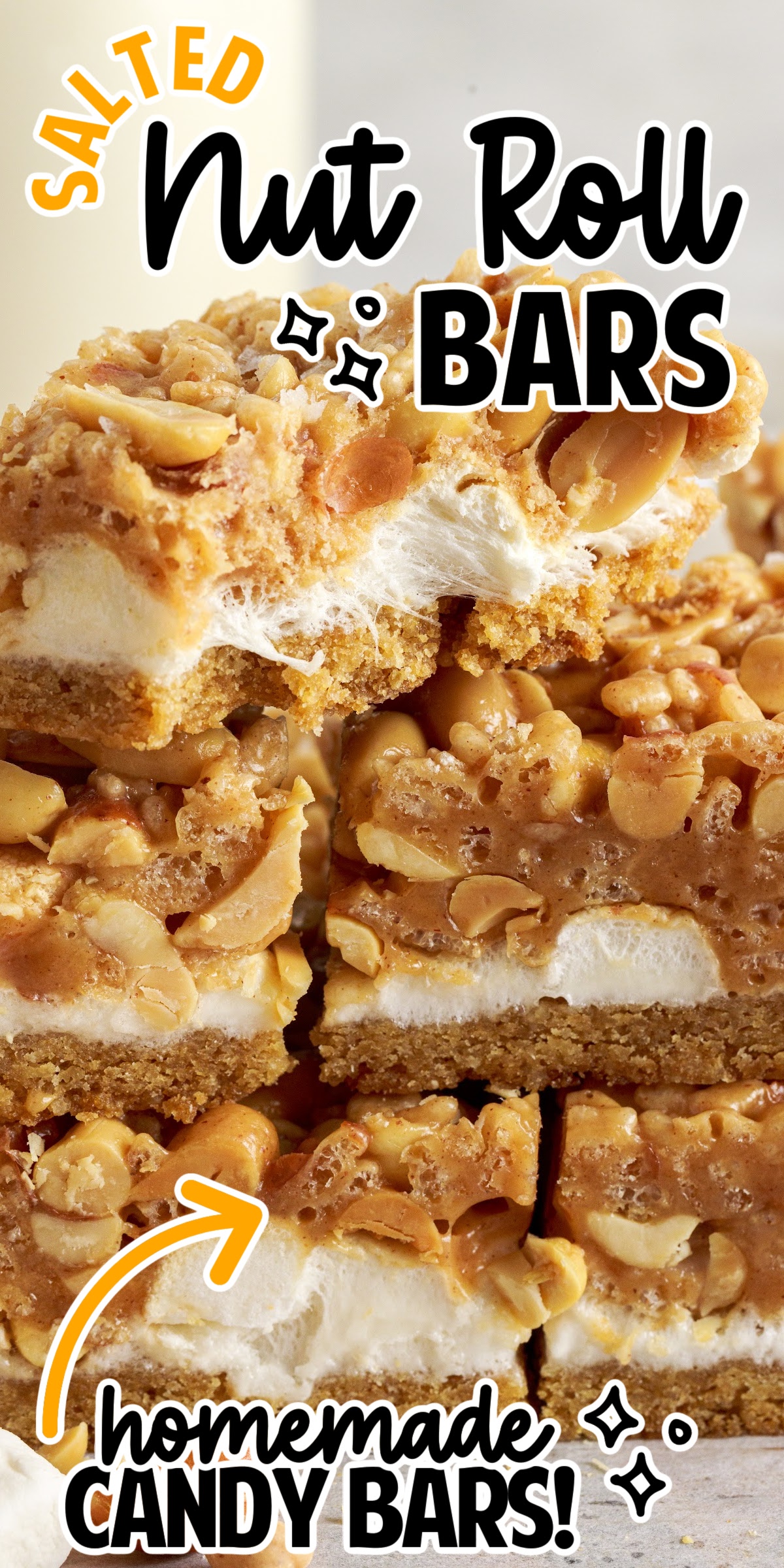 Salted Nut Roll Bars | Dessert Bars | The Best Blog Recipes