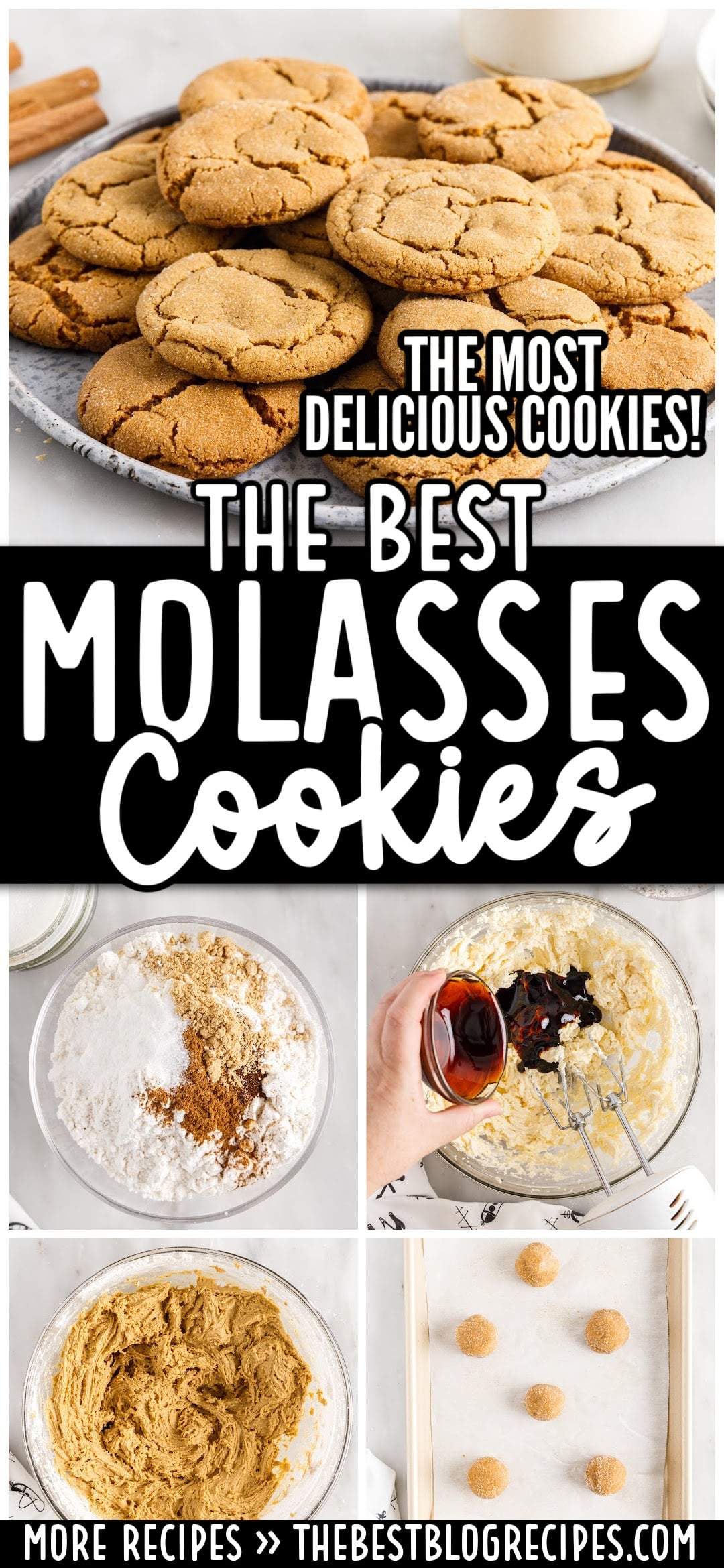 Molasses Cookies | Cookies | The Best Blog Recipes