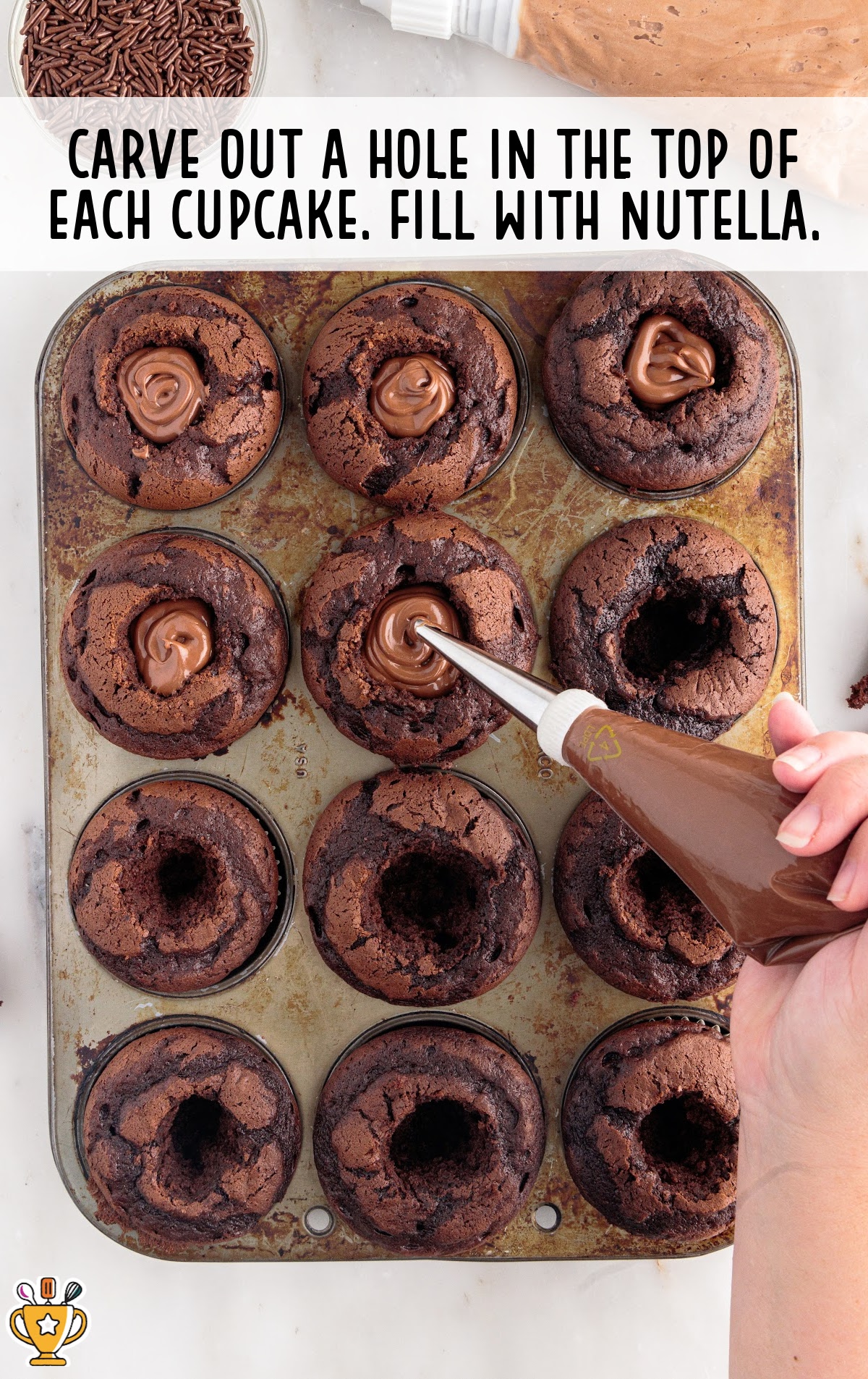 Nutella Cupcakes | Desserts | The Best Blog Recipes