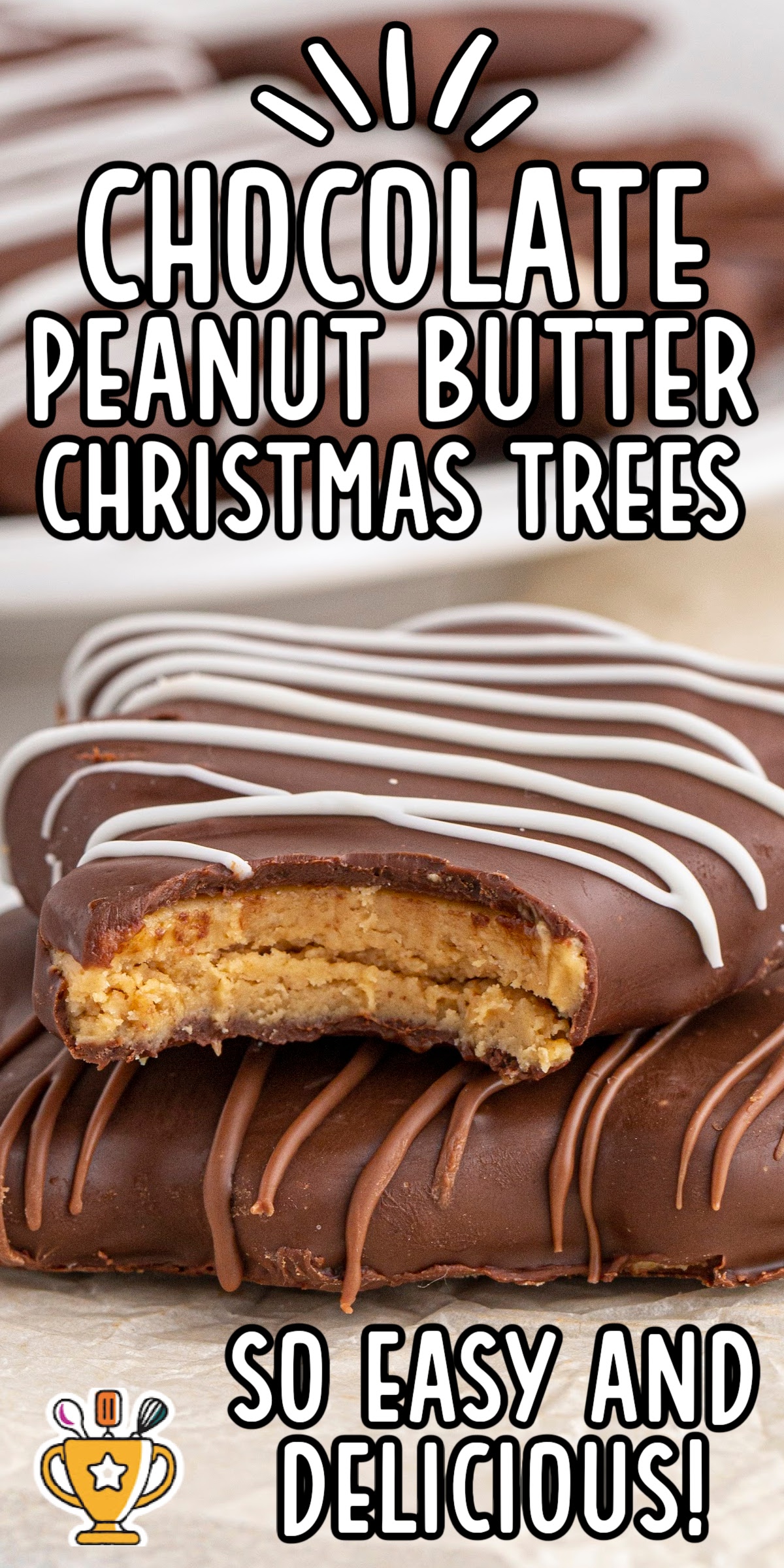 Chocolate Peanut Butter Christmas Trees | Dessert
