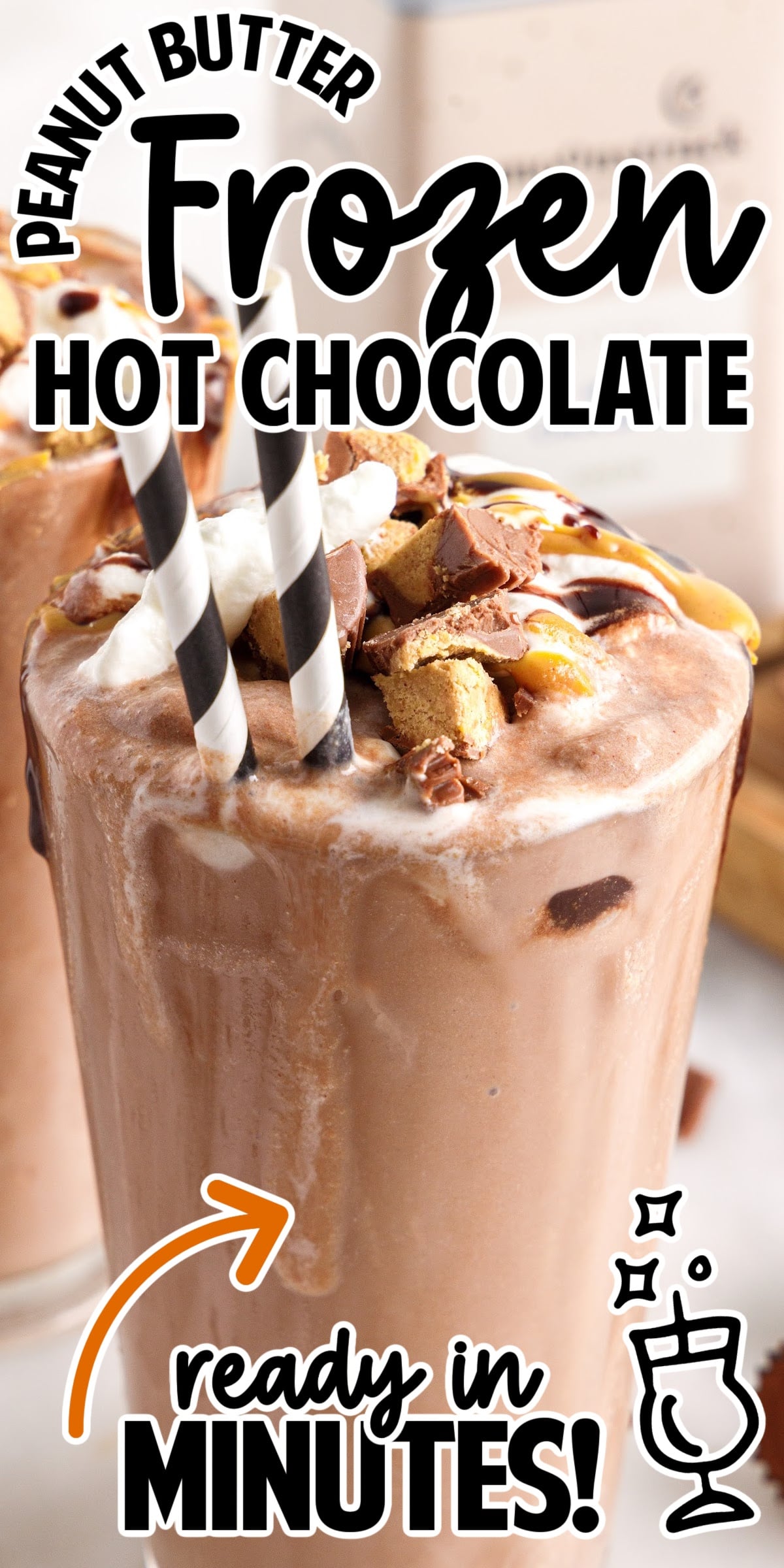 Frozen Peanut Butter Hot Chocolate - The Best Blog Recipes