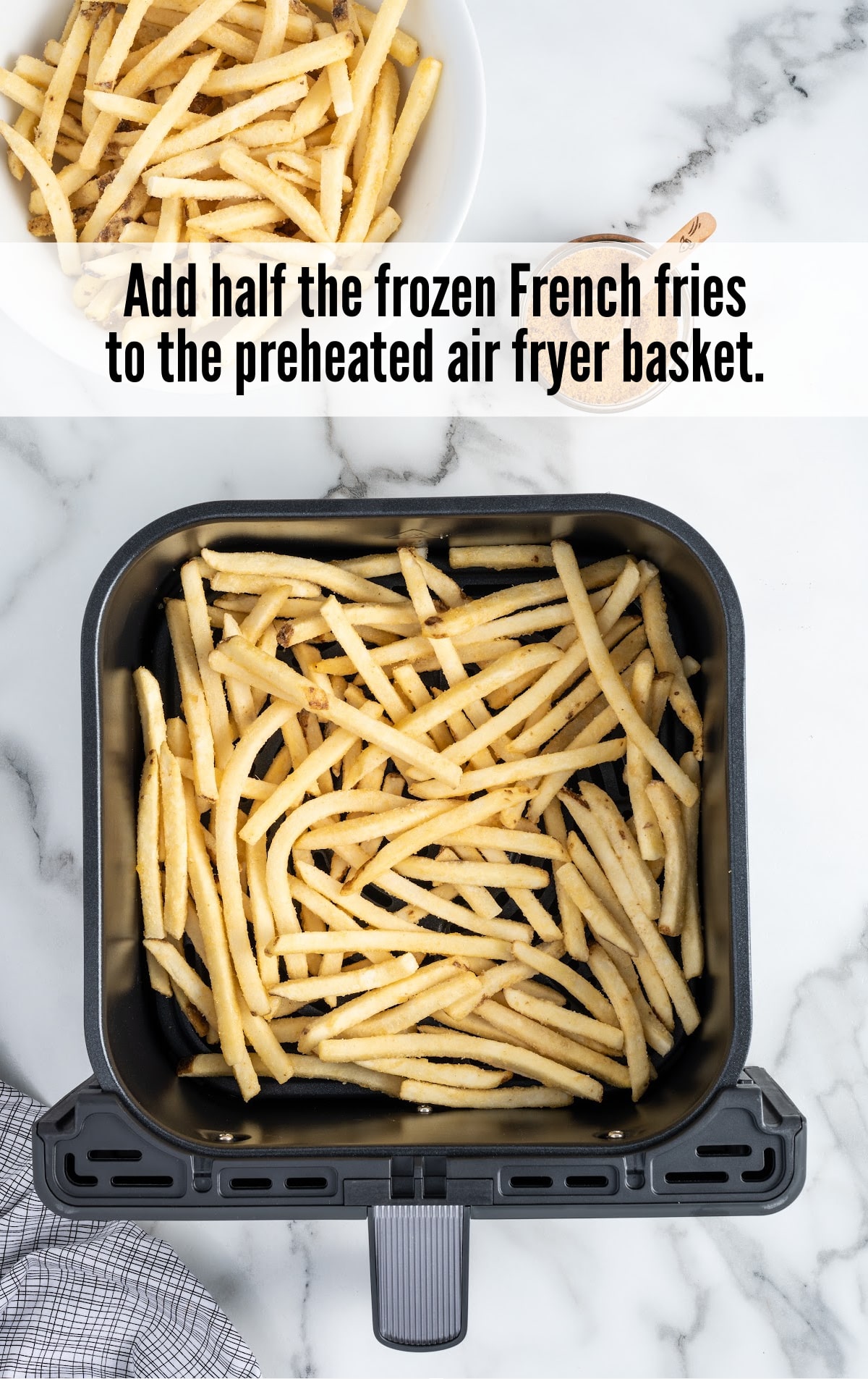 Air Fryer Frozen French Fries | Side Dishes