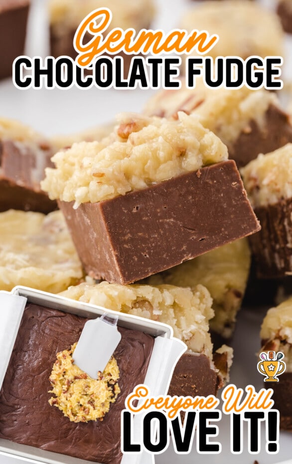 German Chocolate Fudge | Desserts | The Best Blog Recipes