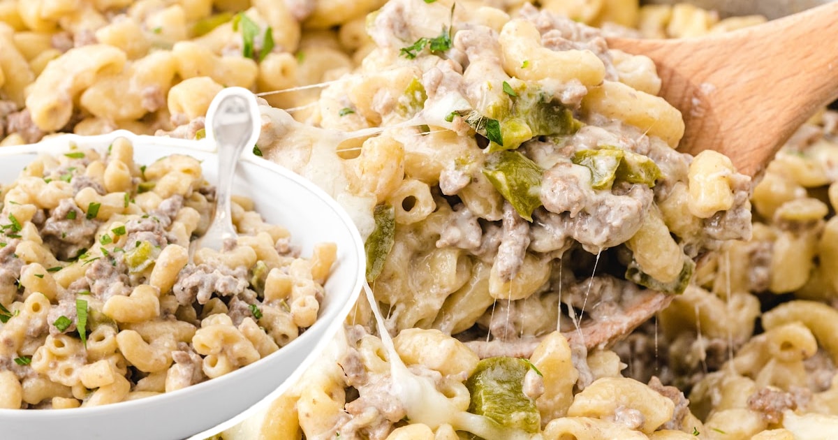 Philly Cheesesteak Pasta | Dinner | The Best Blog Recipes