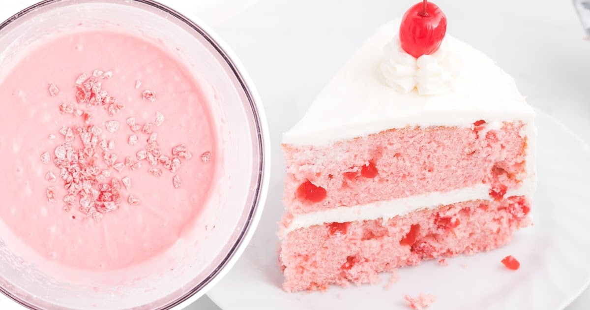 Cherry Chip Cake | Desserts | The Best Blog Recipes