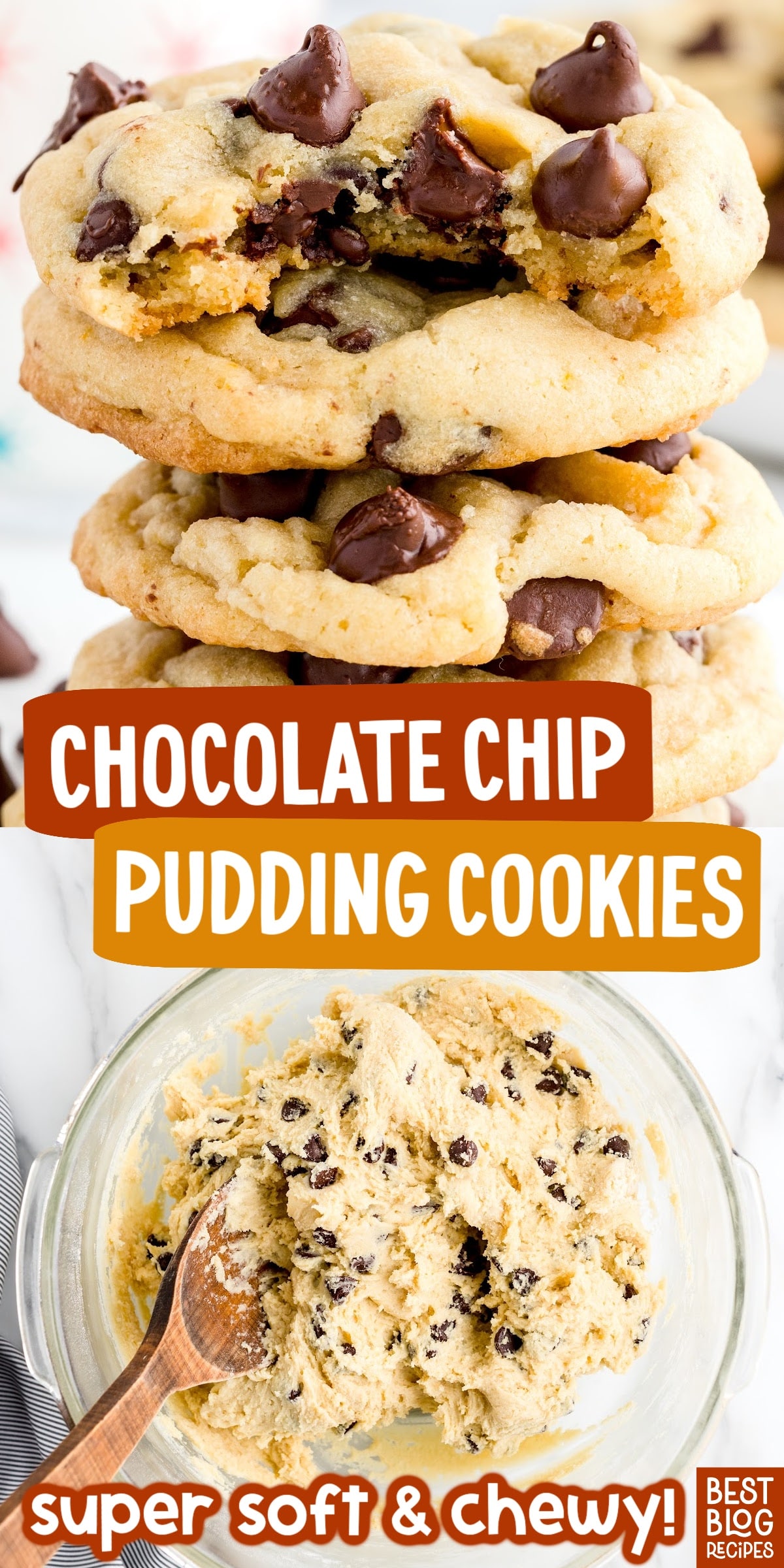 Chocolate Chip Pudding Cookies | Dessert