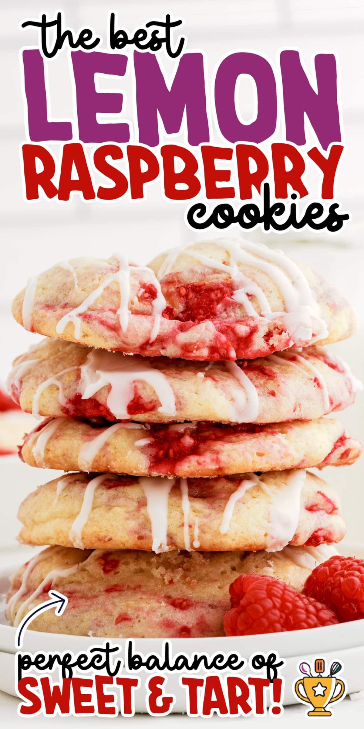 Lemon Raspberry Cookies | Dessert | The Best Blog Recipes