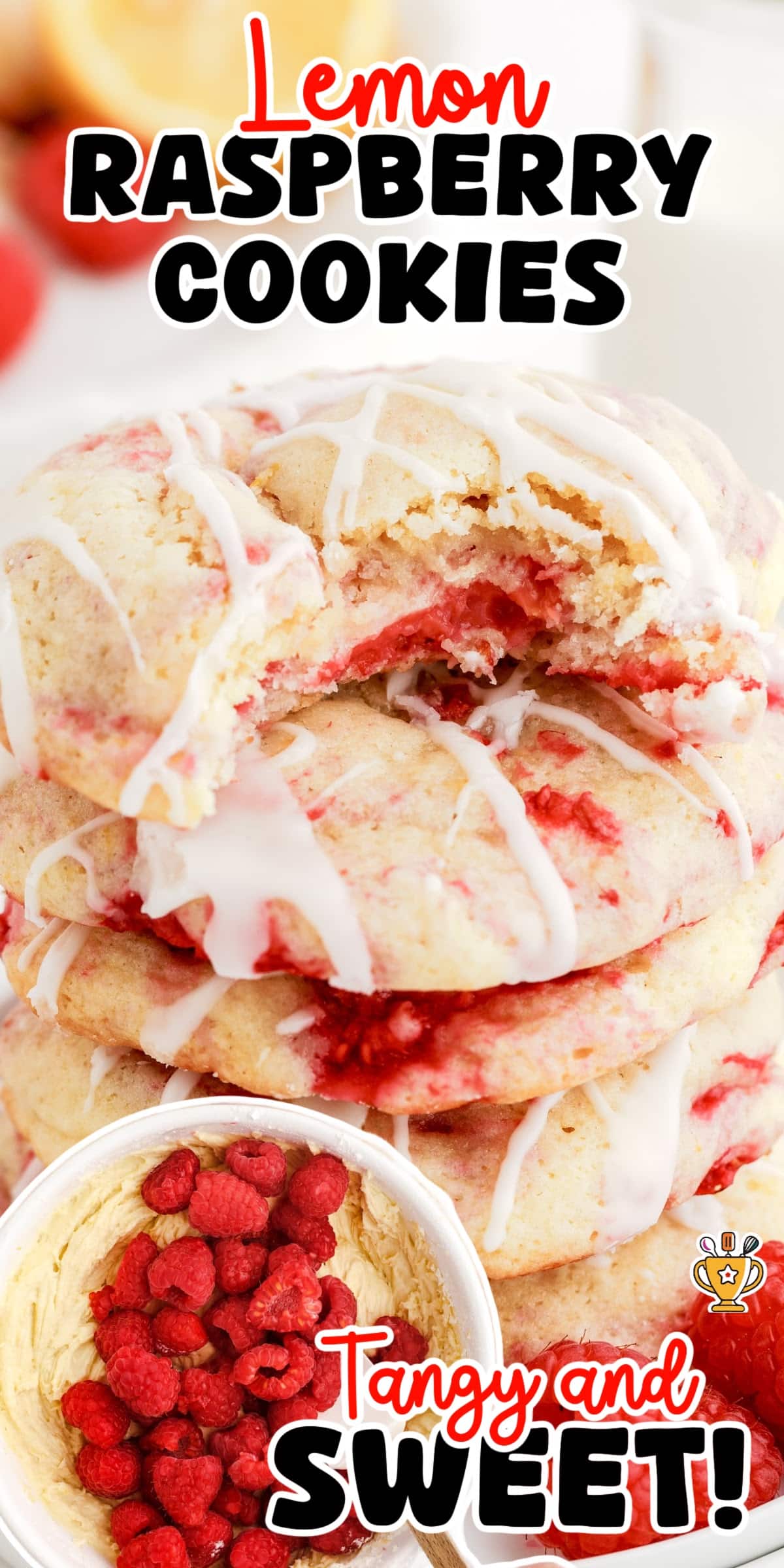 Lemon Raspberry Cookies | Dessert | The Best Blog Recipes