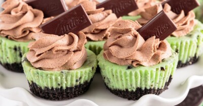 Mini Mint Cheesecake | Dessert | The Best Blog Recipes