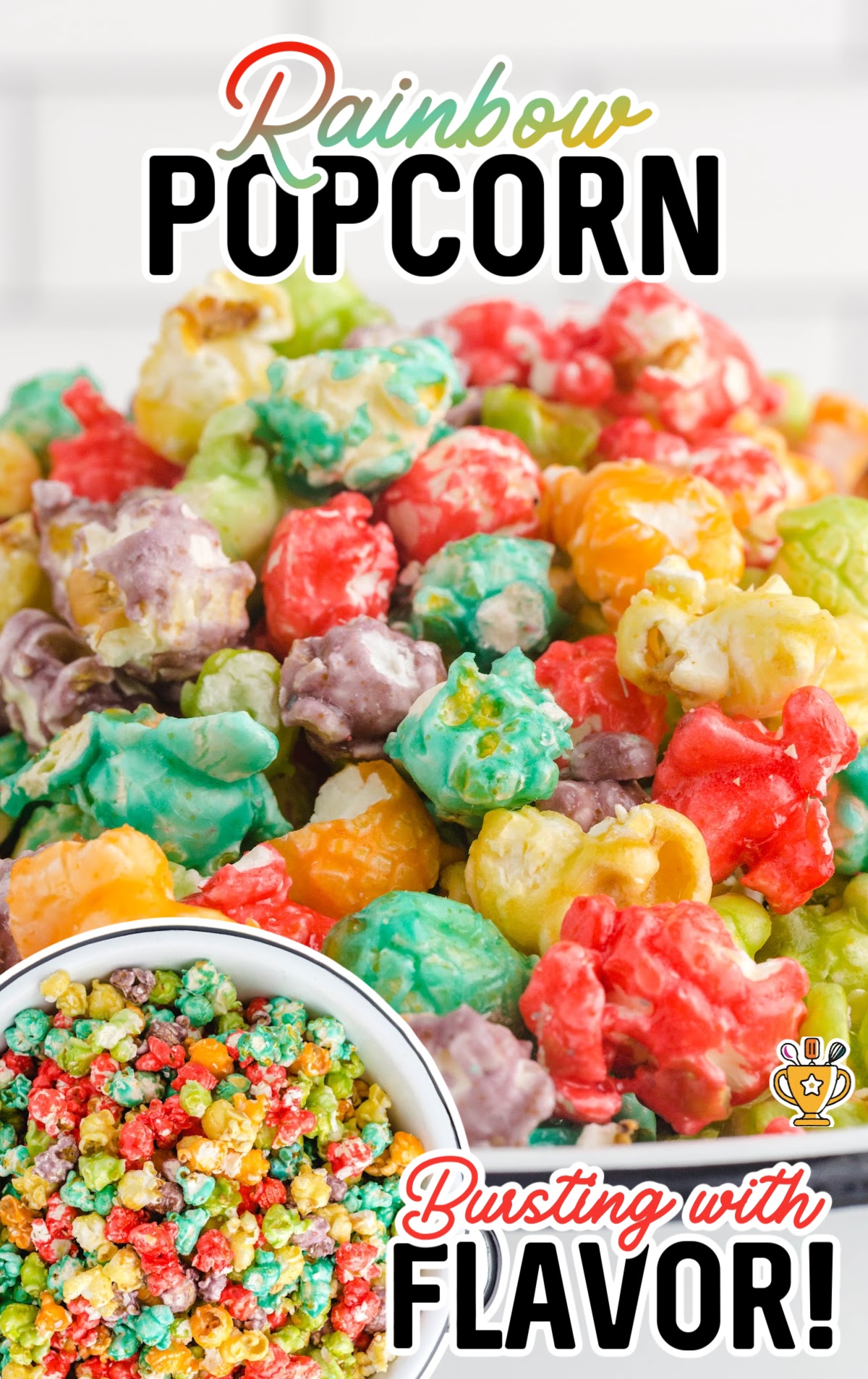 Rainbow Popcorn | Snacks | The Best Blog Recipes