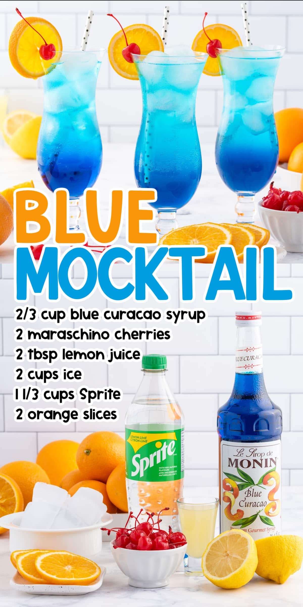 Blue Mocktail | Drinks | The Best Blog Recipes