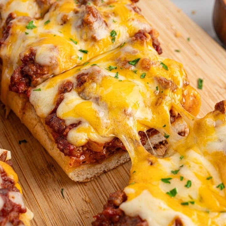 Sloppy Joe Garlic Bread | Dinner | The Best Blog Recipes