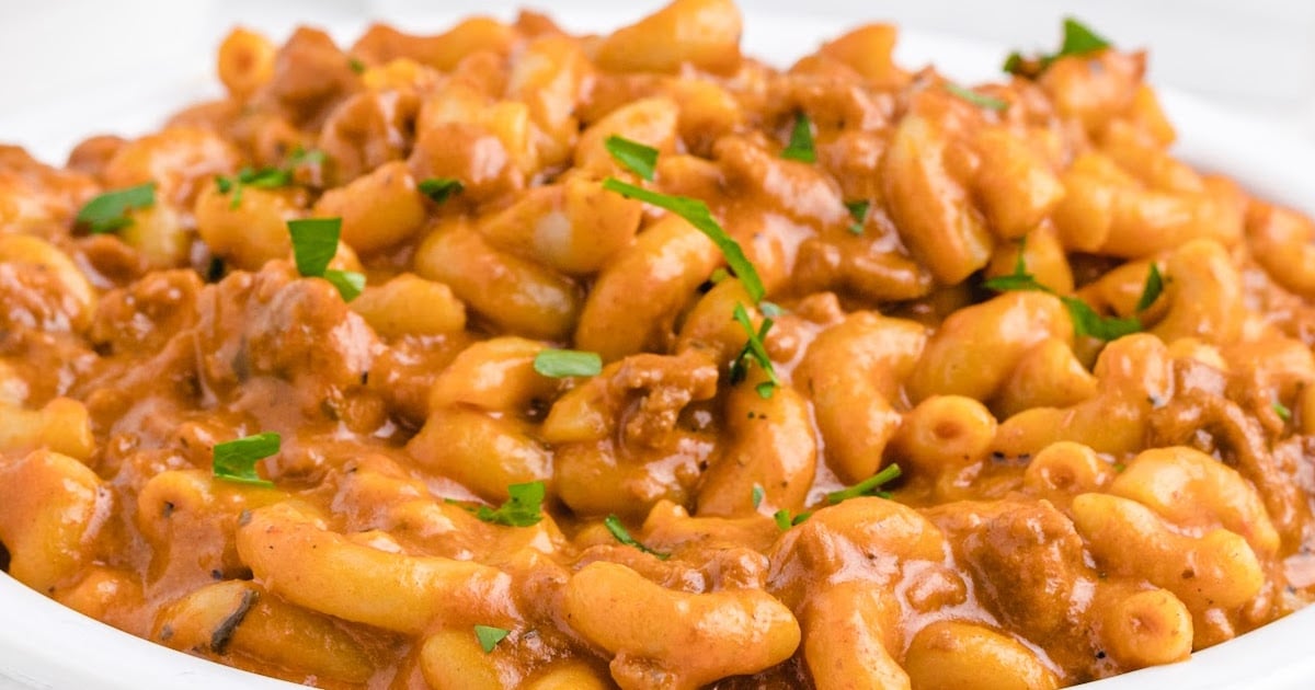 Homemade Hamburger Helper | Dinner | The Best Blog Recipes