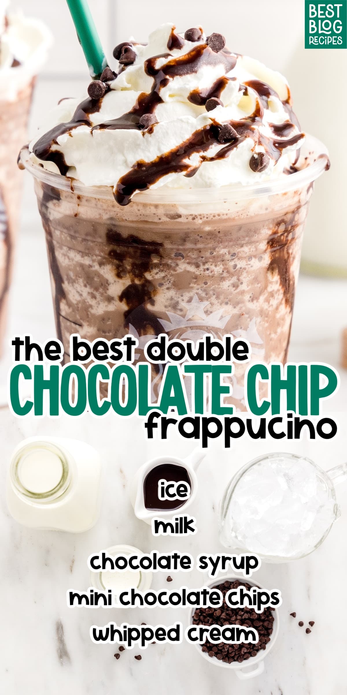 Double Chocolate Chip Frappuccino - The Best Blog Recipes