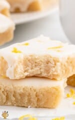 Lemon Shortbread Cookies - The Best Blog Recipes