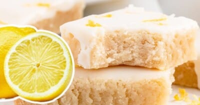 Lemon Shortbread Cookies - The Best Blog Recipes