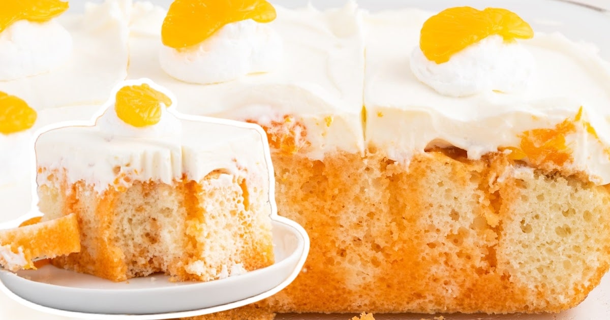 Orange Creamsicle Cake | Dessert | The Best Blog Recipes