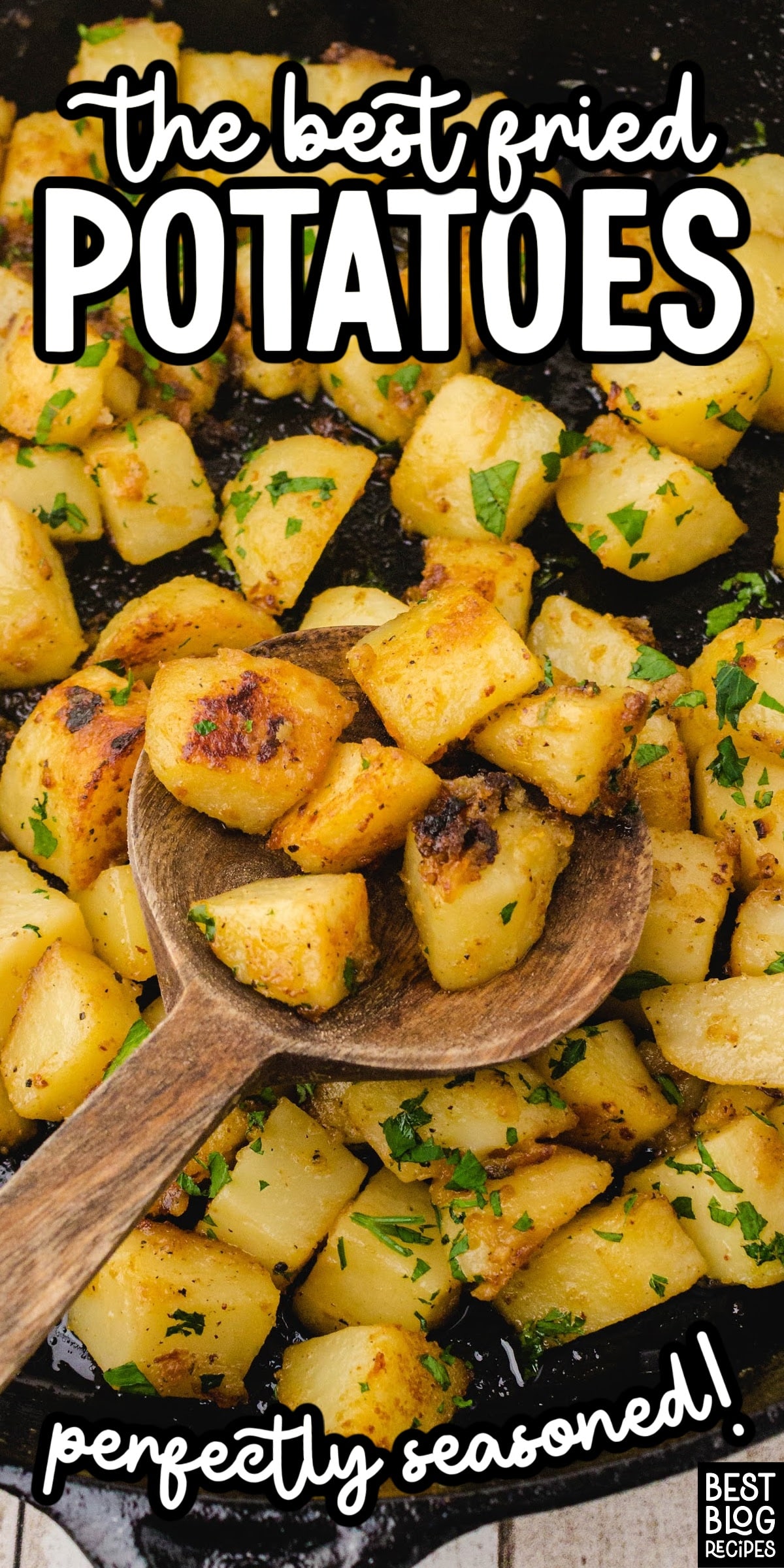 Fried Potatoes | Side Dish | The Best Blog Recipes