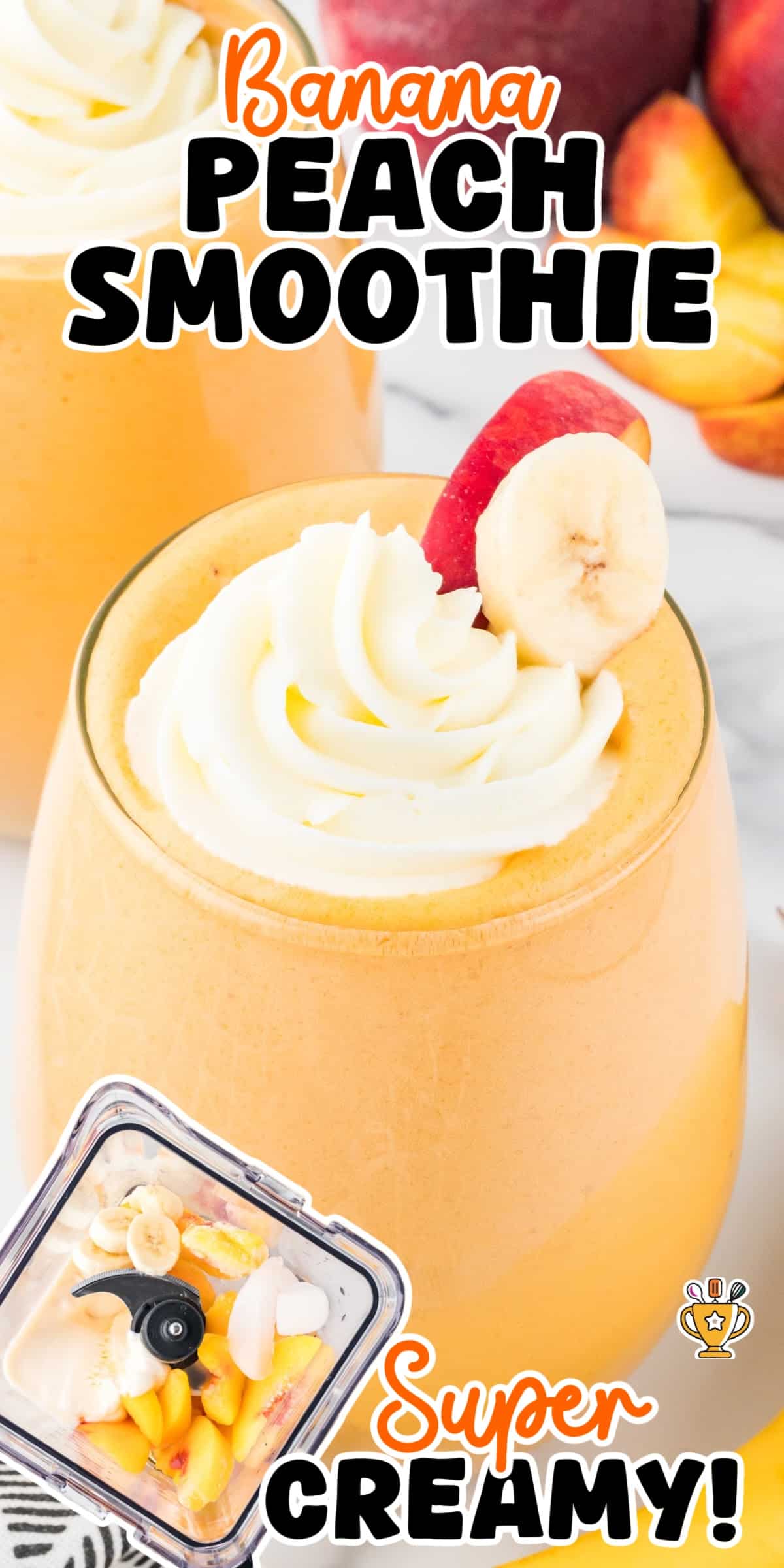 Banana Peach Smoothie - The Best Blog Recipes
