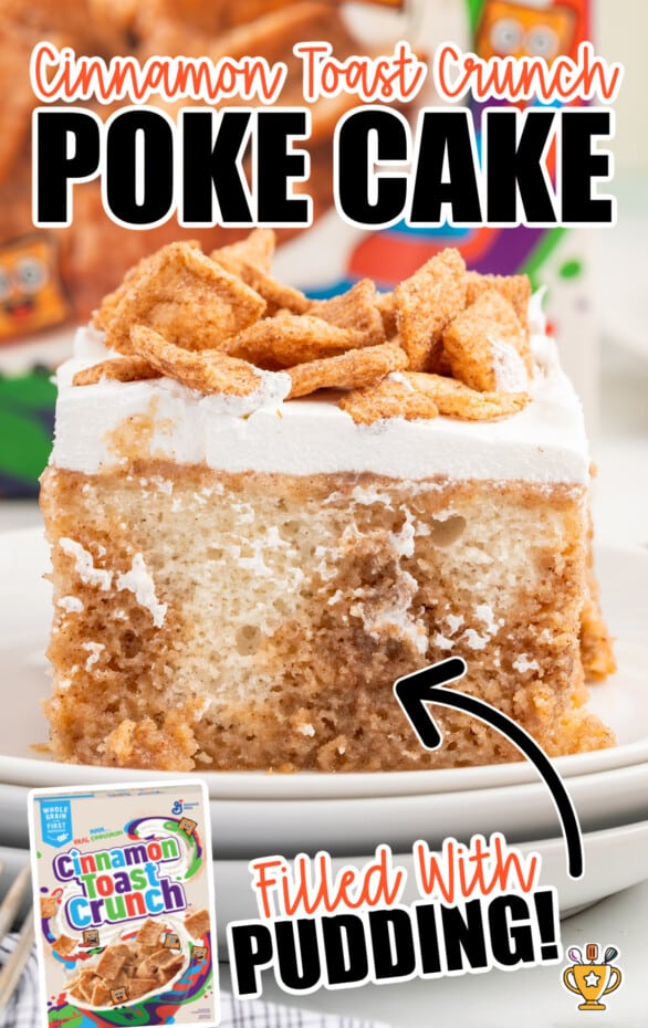 Cinnamon Toast Crunch Poke Cake | The Best Blog Recipes