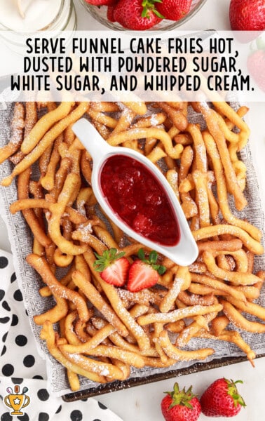 Funnel Cake Fries | Snacks | The Best Blog Recipes