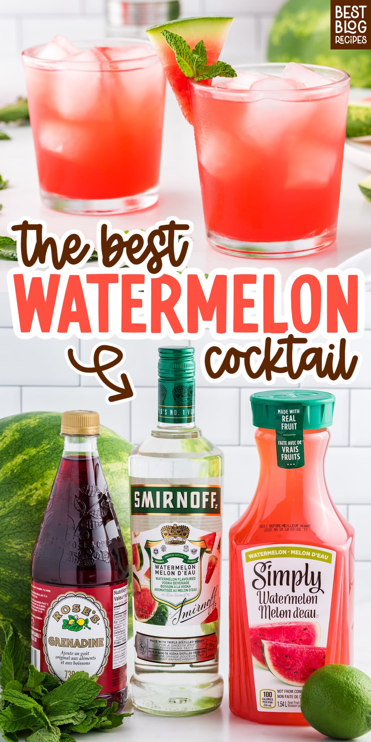 Watermelon Cocktail | Drinks | The Best Blog Recipes