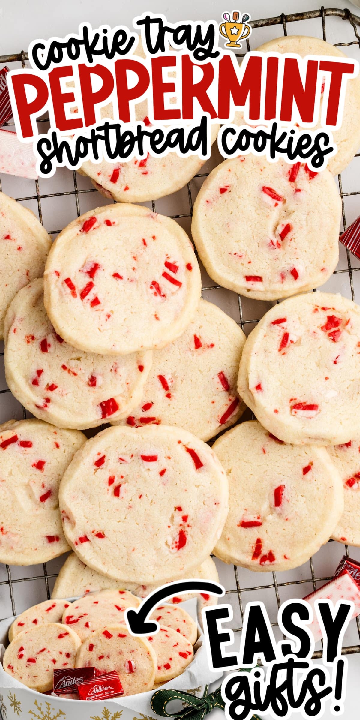 Peppermint Shortbread Cookies - The Best Blog Recipes