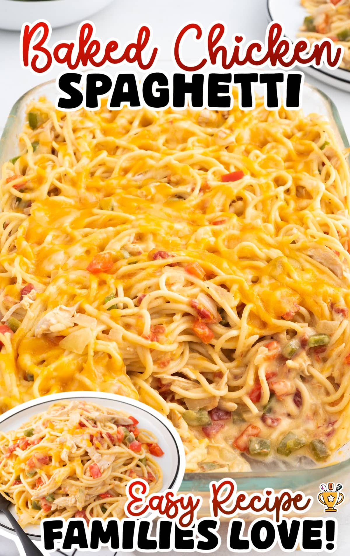 Easy Baked Chicken Spaghetti | Dinner | The Best Blog Recipes