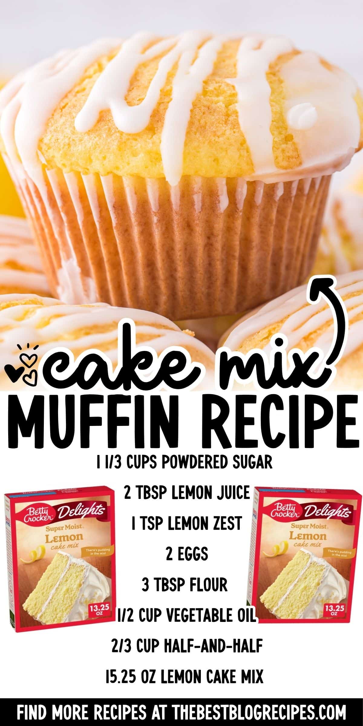 Cake Mix Muffins | Dessert | The Best Blog Recipes