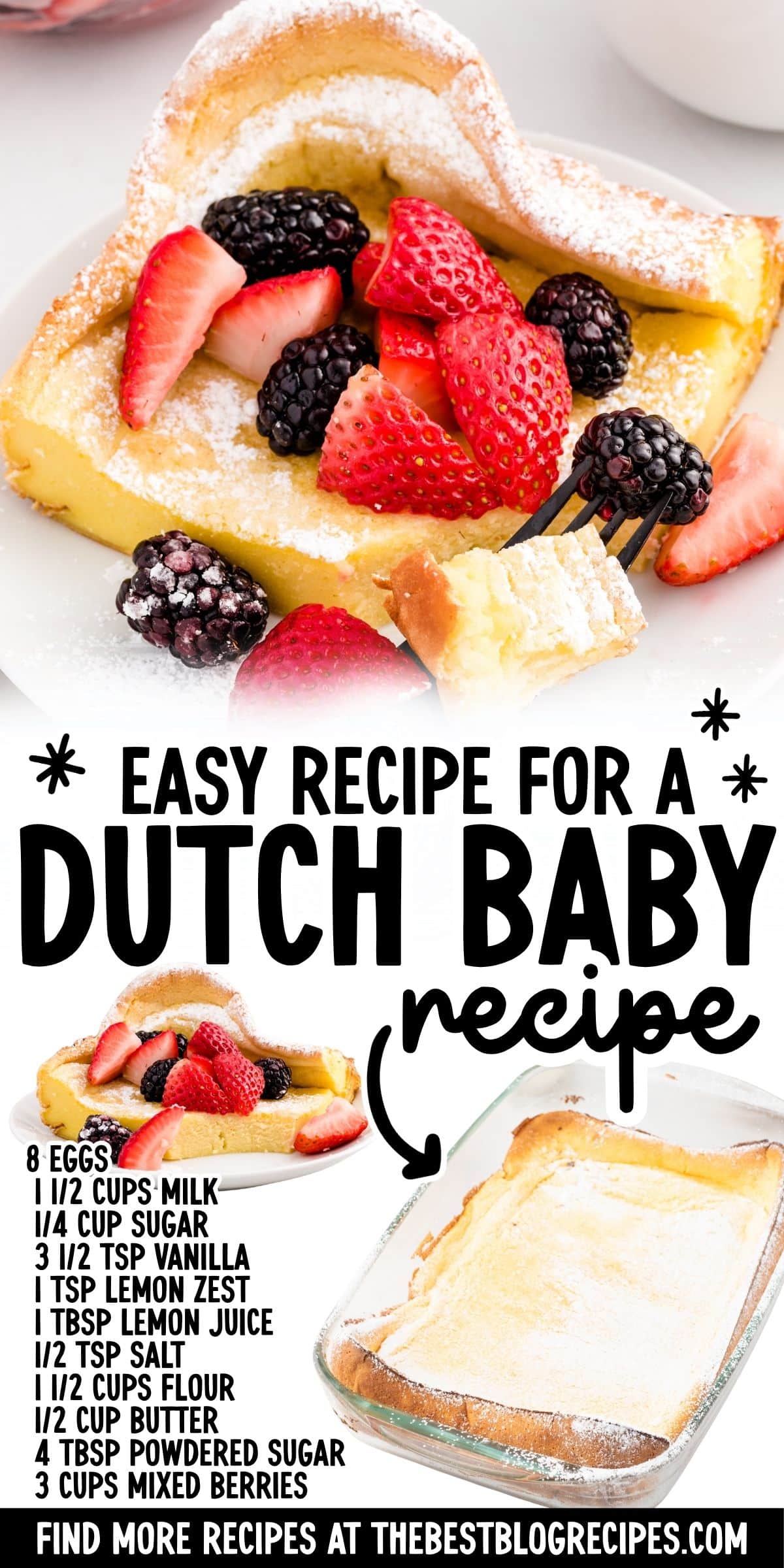 Easy Dutch Baby Pancake Recipe | Breakfast