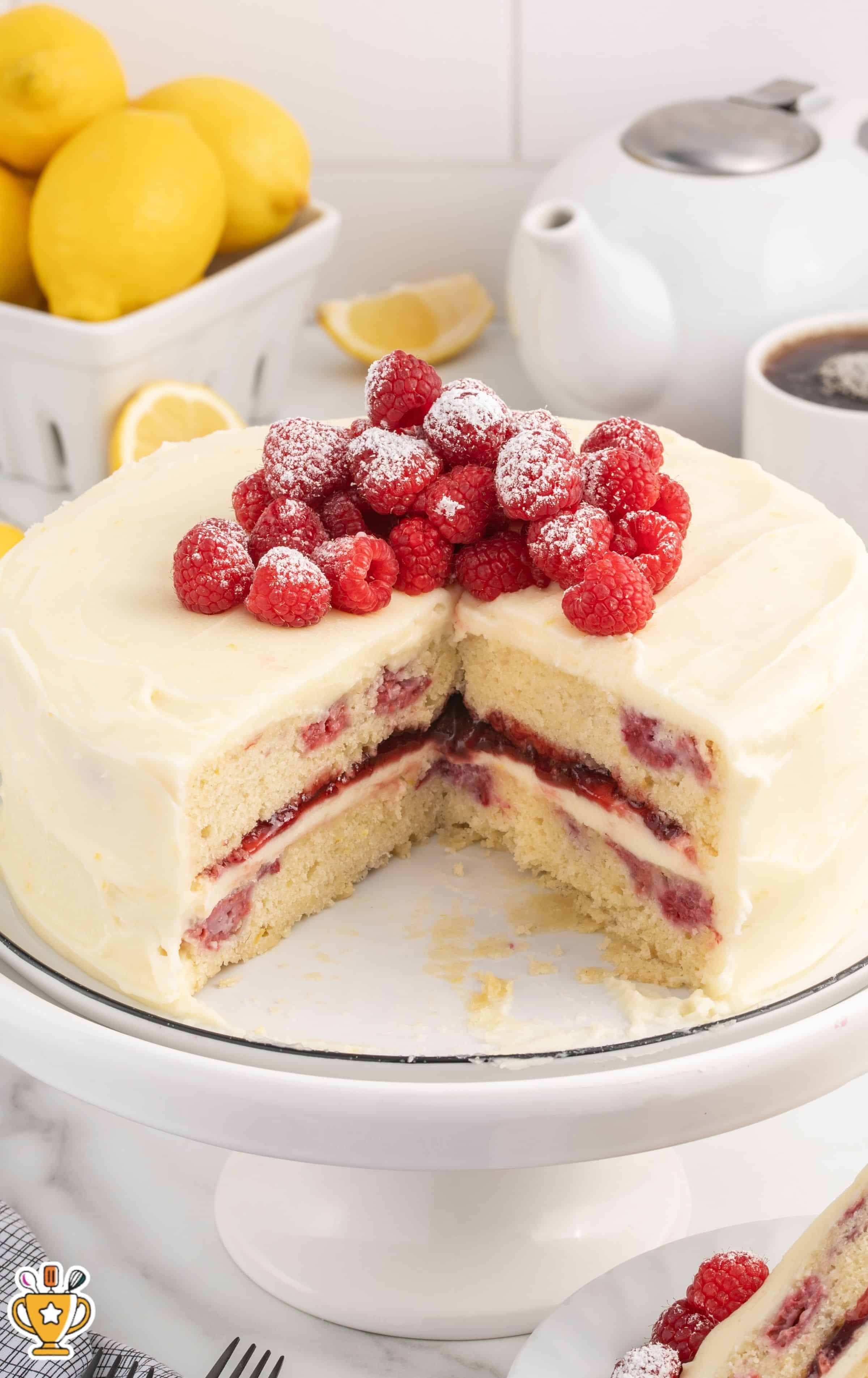 Lemon Raspberry Cake | Dessert | The Best Blog Recipes